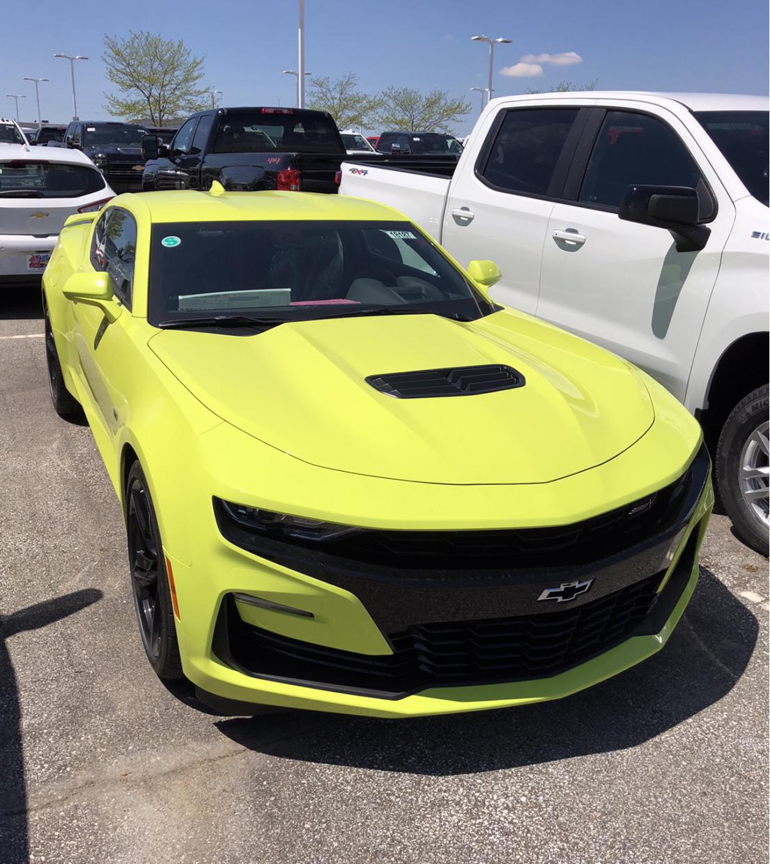 2019 Chevrolet Camaro Offered In New Shock Yellow Color 2019 2024